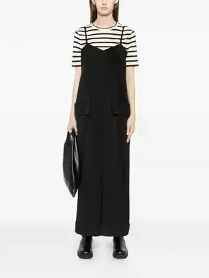 Yohji Yamamoto Sleeveless Wool Dungarees