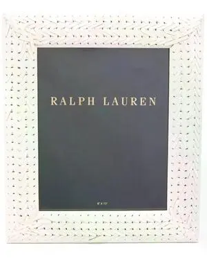 Ralph Lauren Adrienne Leather Photo Frame - Neutrals