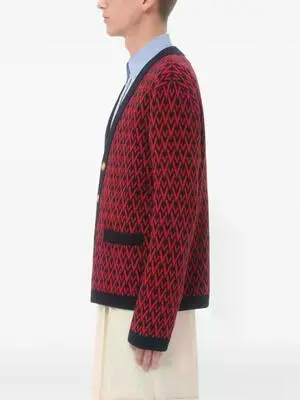 Valentino Garavani V Pattern Cardigan