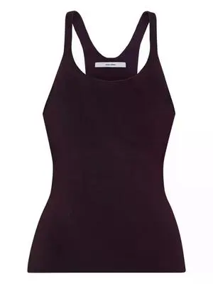Adam Lippes Scoop Neck Tank Top - Brown
