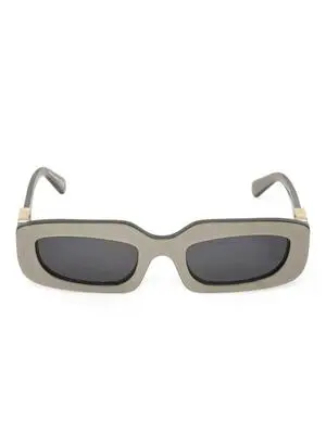 Off-White Rectangle-Frame Sunglasses Grey