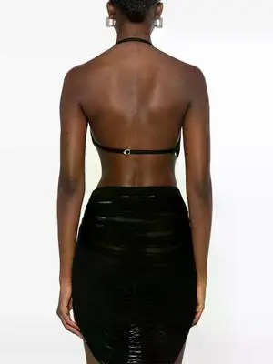 Attico Fringed Crop Top
