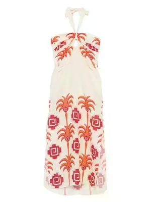 Johanna Ortiz Water Adventure Maxi Dress - Neutrals