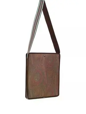 Etro Paisley-pattern Arnica Messenger Bag - Brown