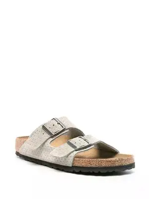 BIRKENSTOCK Arizona Suede Slides - Grey