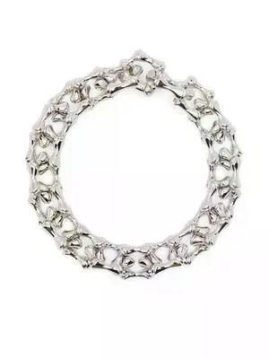 Eddie Borgo Bamboo Link Bracelet - Silver