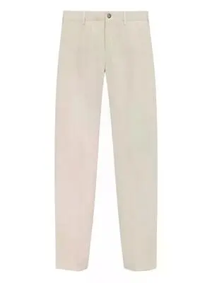 Eleventy Button-fastening Trousers - Neutrals