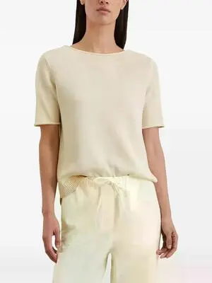 Marc O'polo Short Sleeve Ribbed Fine Knit Sweater