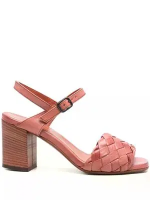 PANTANETTI 80mm Leather Sandals - Brown