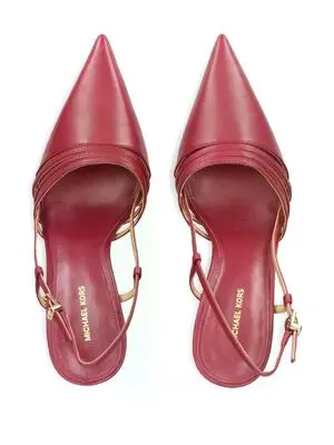 Michael Kors Haisley Strappy Pointed-toe Slingback Pumps