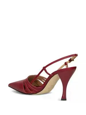 Michael Kors Haisley Strappy Pointed-toe Slingback Pumps