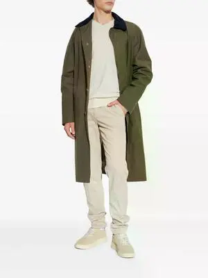 Eleventy V-neck Jumper - Neutrals