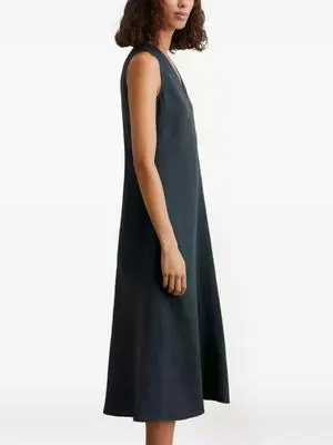Marc O'polo Sleeveless A-line Midi Dress - Blue