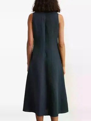 Marc O'polo Sleeveless V-neck A-line Midi Dress