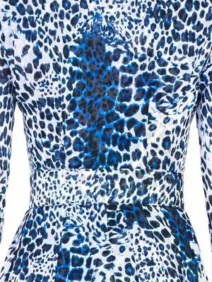 Samantha Sung Audrey Leopard-print Shirt Dress