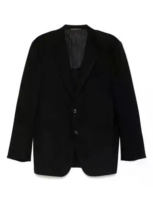Canali Wool Blazer - Black