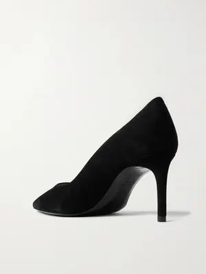 STUART WEITZMAN Power Suede Pumps - Black