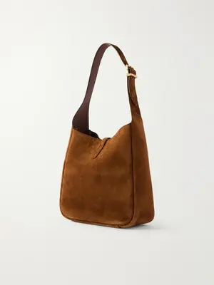 Saint Laurent Le 5 À 7 Supple Small Suede Shoulder Bag - Brown