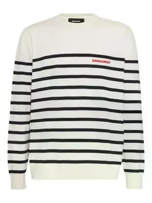 Dsquared2 Striped Long-sleeve Jumper