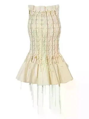 Undercover Laced Corset Skirt - Neutrals