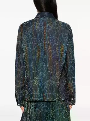 MASU Rainbow Web-print Jacket