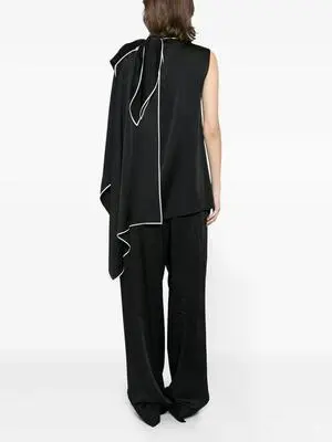 Stella McCartney Sleeveless Tie Neck Top