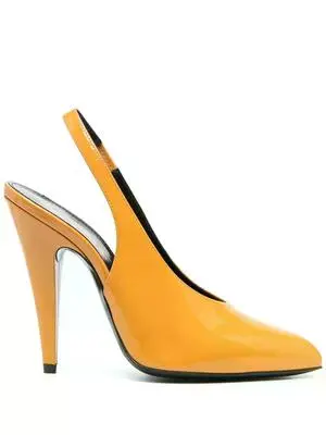 Saint Laurent Patent Leather Slingback Pumps