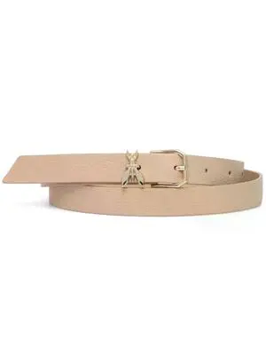 Patrizia Pepe Logo Buckle Belt - Neutrals