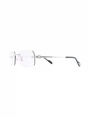 Cartier Rimless Square Frame Eyeglasses