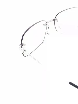 Cartier Rimless Square Frame Eyeglasses