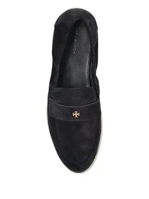 Tory Burch Suede Slip-on Loafers - Blue