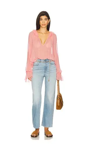 LOVERS AND FRIENDS Evelyn Sheer Top