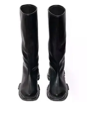 ROMBAUT Knee-high Boots With Chunky Sole And Embossed Logo