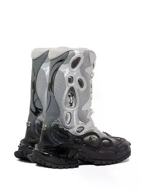 ROMBAUT Mesh Panelled Lace-up Boots