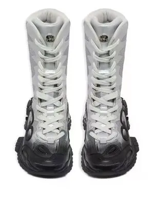 ROMBAUT Mesh Panelled Lace-up Boots