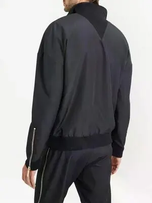 GIUSEPPE ZANOTTI Embroidered Logo Zip-up Bomber Jacket
