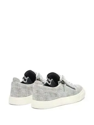 GIUSEPPE ZANOTTI Gail Leather Low-top Sneakers - Black