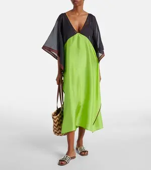 Tory Burch Silk Kaftan
