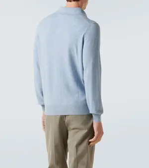 Brunello Cucinelli Cashmere Polo Sweater