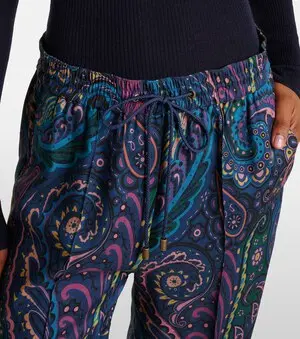 Etro Printed Straight Leg Trousers