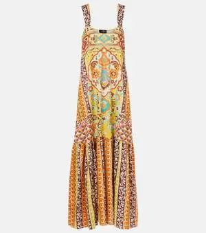 Etro Printed Cotton Maxi Dress