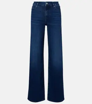 FRAME Le Slim Palazzo Wide-leg Jeans - Blue