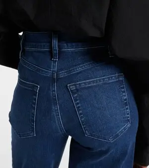 FRAME Le Slim Palazzo Wide-leg Jeans - Blue