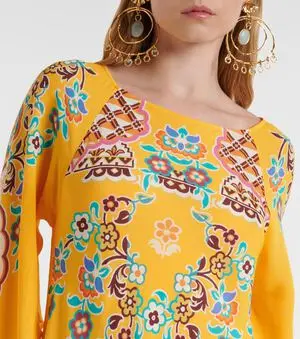 Etro Printed Maxi Dress