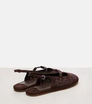 JIMMY CHOO Amiee Embroidered Suede Espadrilles