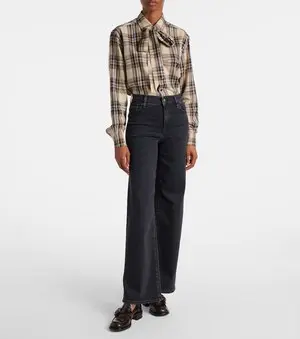 FRAME Le Slim Palazzo Wide-leg Jeans
