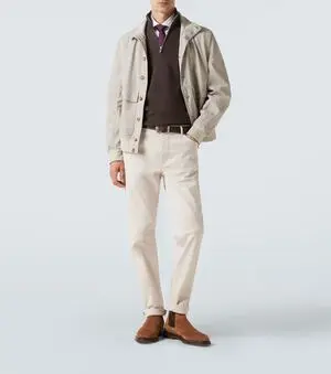 Brunello Cucinelli Cashmere Half-zip Sweater - Brown