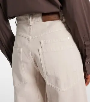 Brunello Cucinelli High-rise Straight Leg Jeans