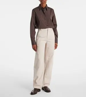 Brunello Cucinelli High-rise Straight Leg Jeans