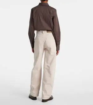 Brunello Cucinelli High-rise Straight Leg Jeans